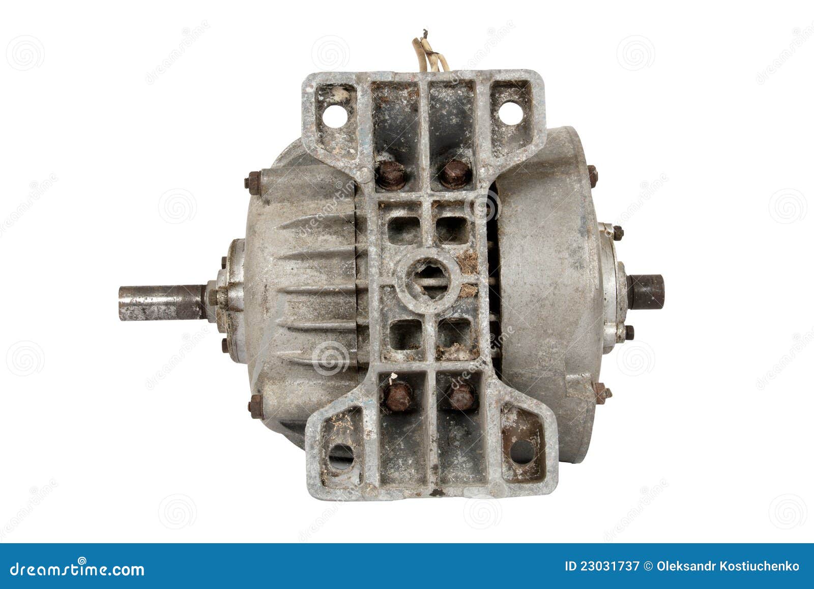 AC Motor Isolated On White Royalty-Free Stock Photography ...