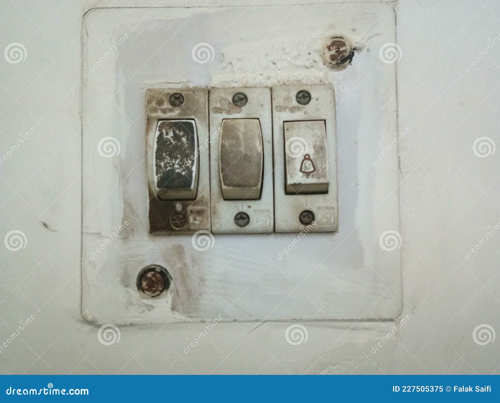 Old switch board india stock image. Image of lighting - 227505375