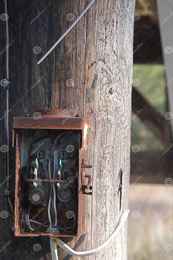 Old Electrical Box stock image. Image of equipment, mechanical - 4688199