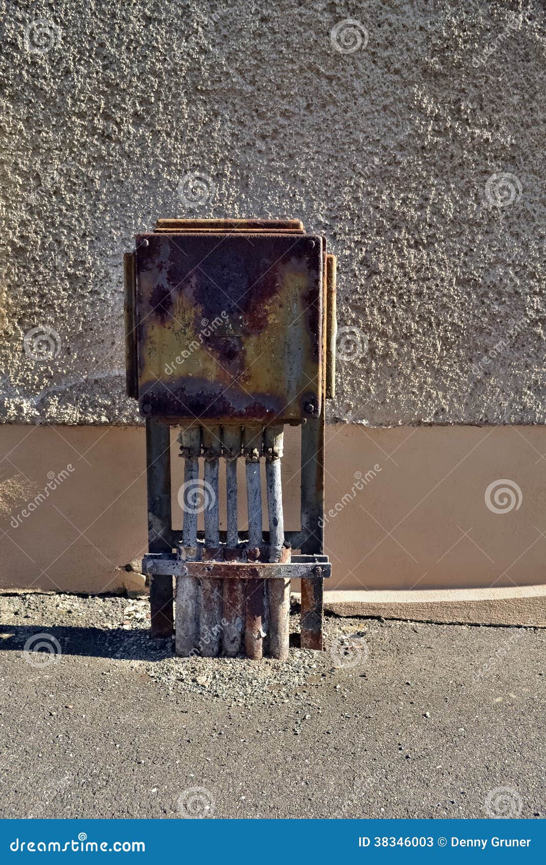 Old electrical box stock image. Image of electricity - 38346003