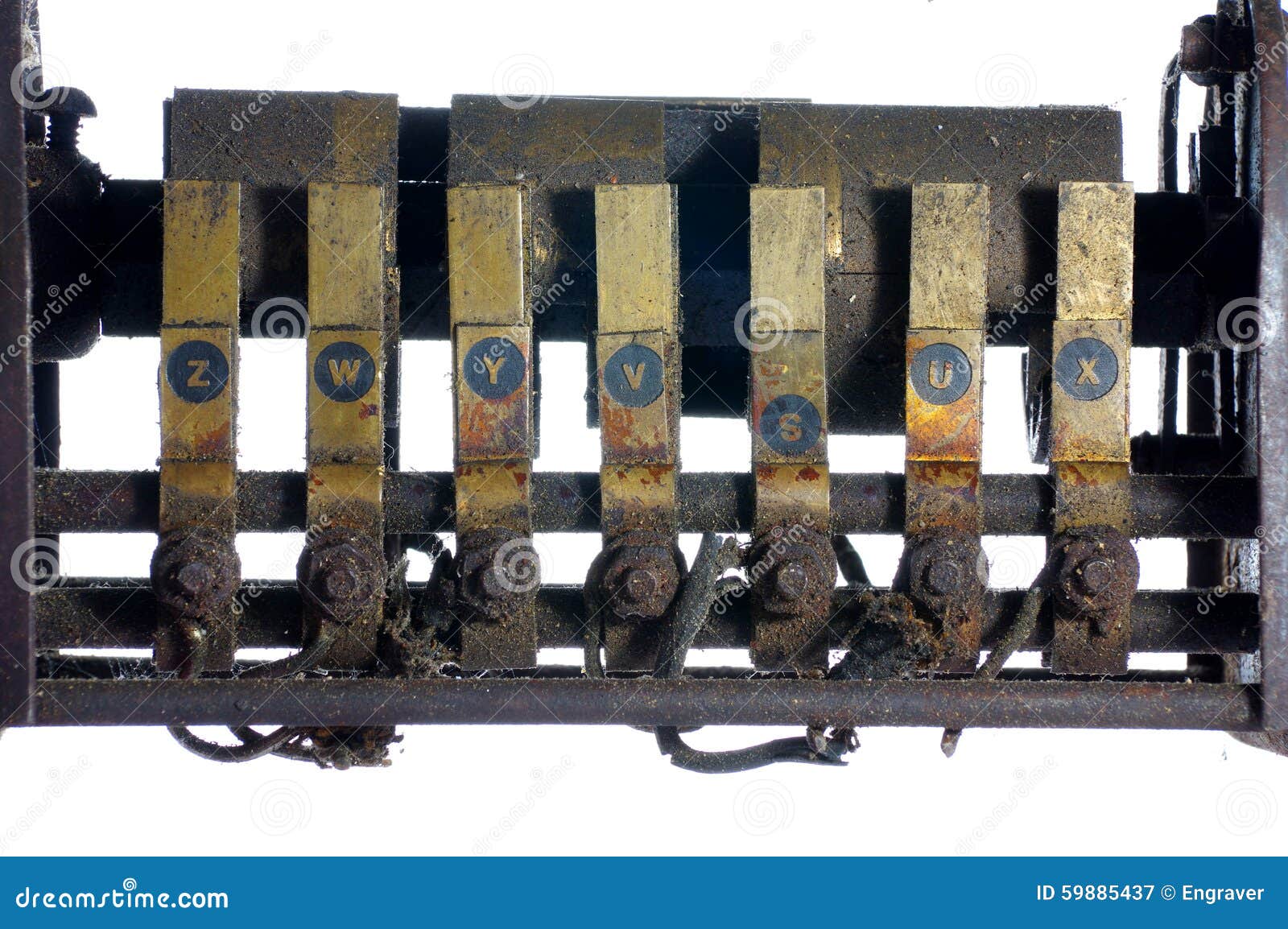 Old Electrical Components Switch Stock Image - Image of equipment ...