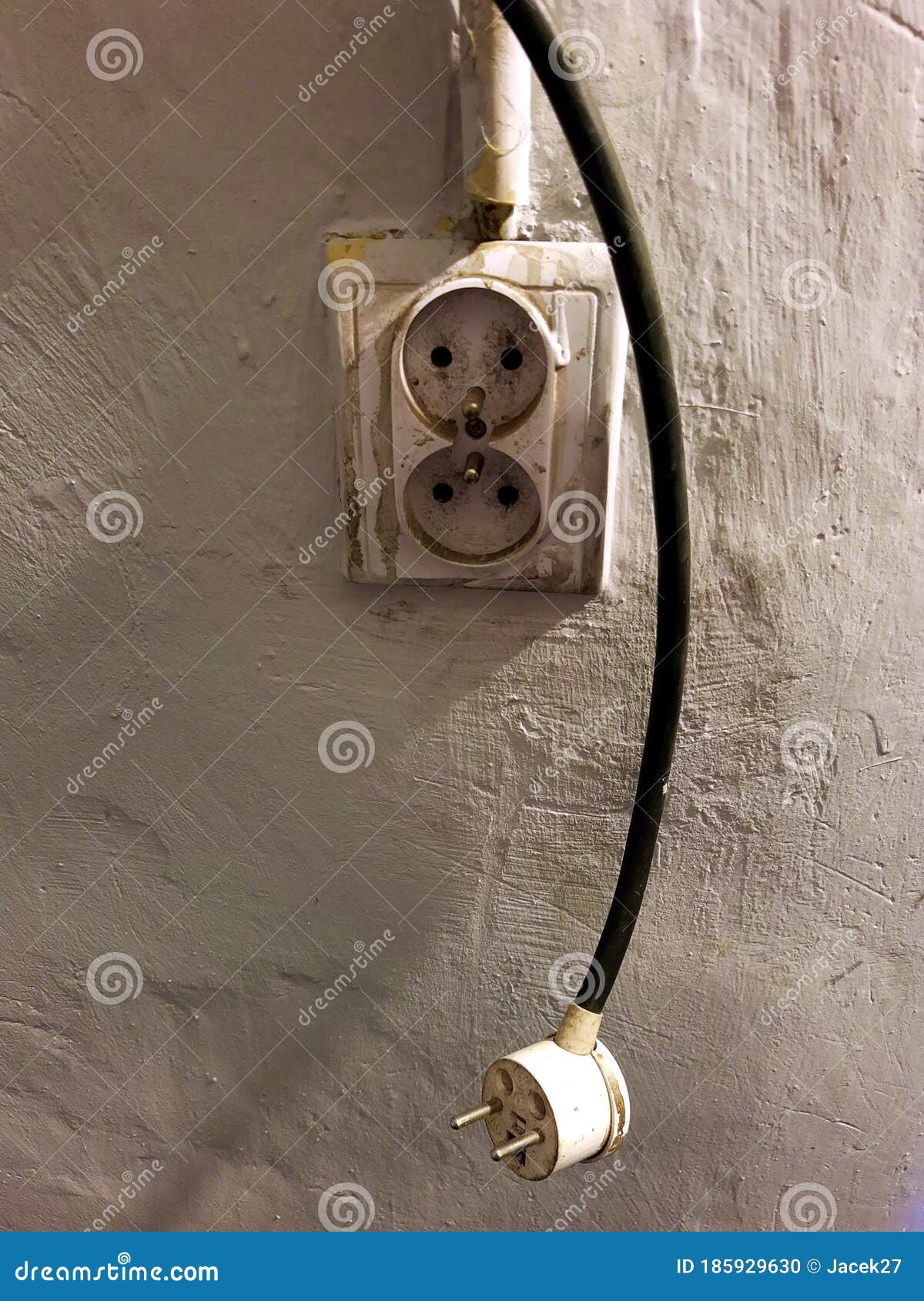 Old electrical contact stock photo. Image of connection - 185929630
