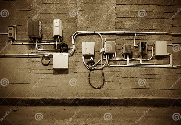 Old electrical equipment stock photo. Image of ghastly - 27898202