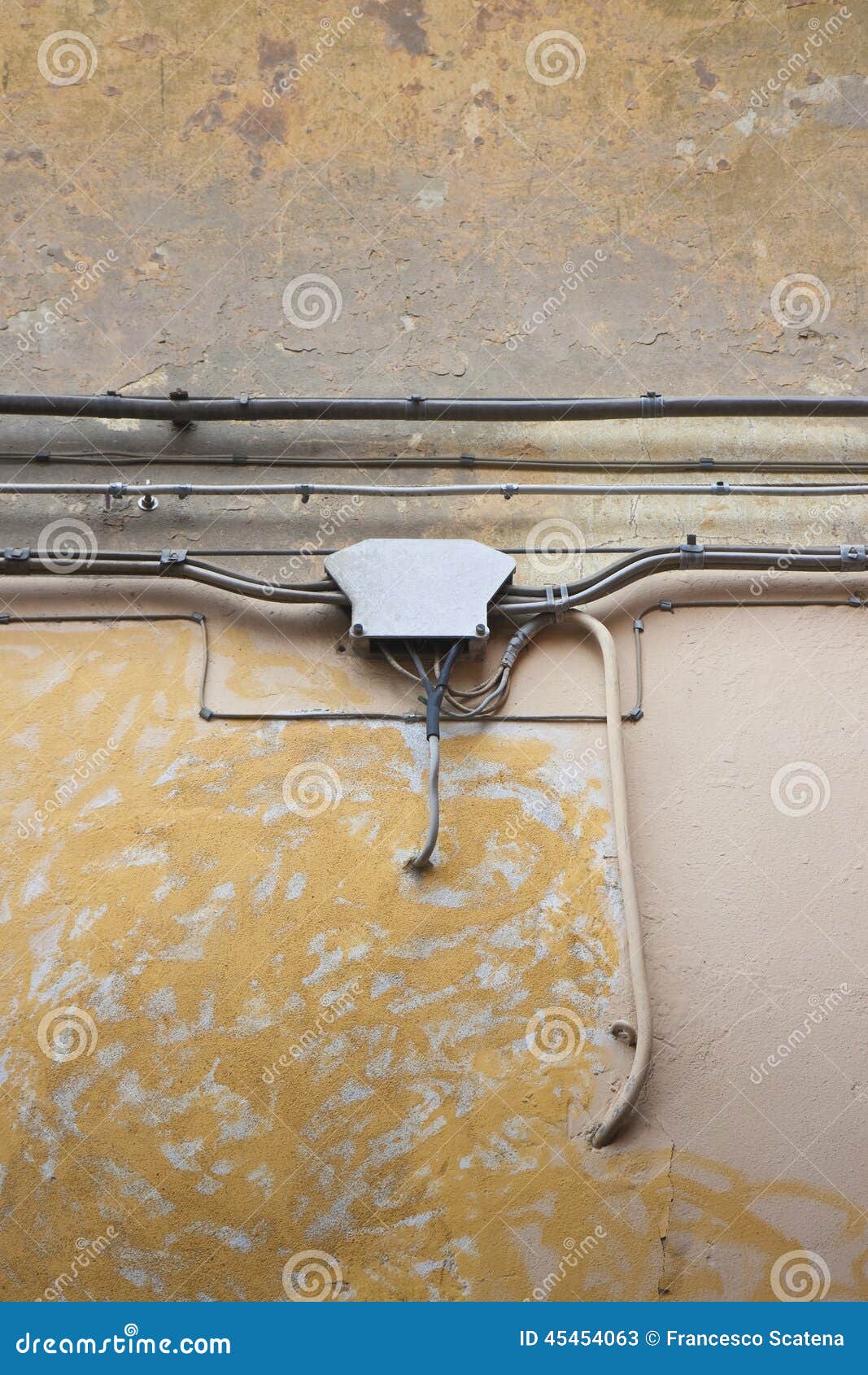 An old electrical junction stock image. Image of apartment - 45454063