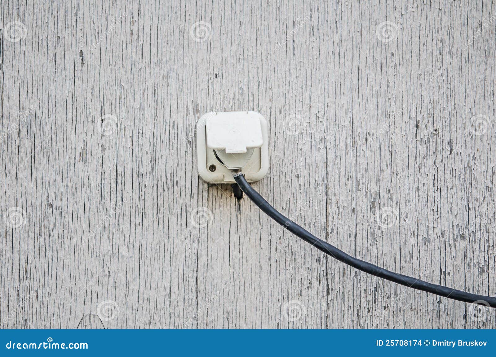 Old electrical outlet stock photo. Image of energy, dangerous - 25708174