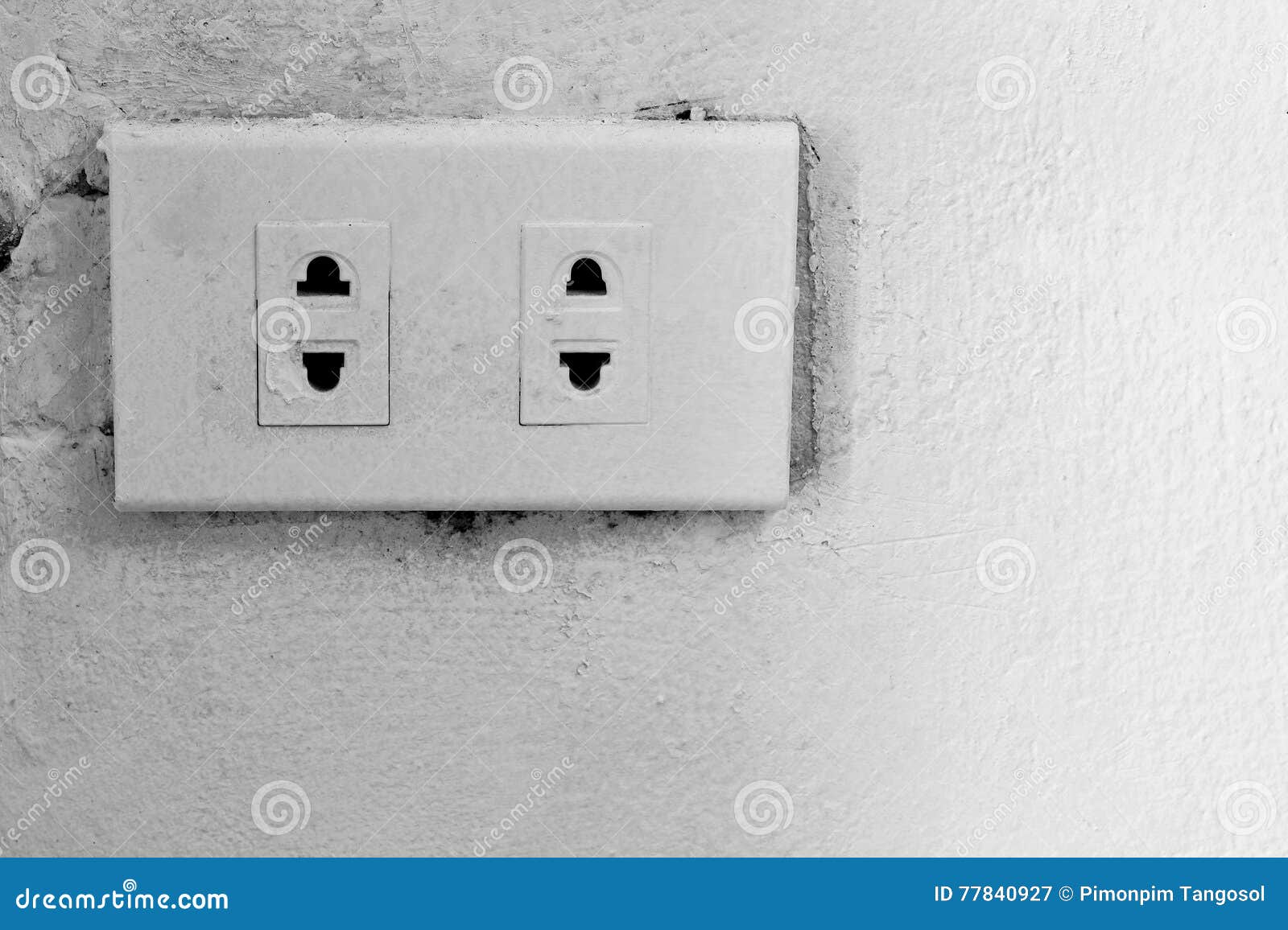 Old electrical outlet stock image. Image of electrical - 77840927