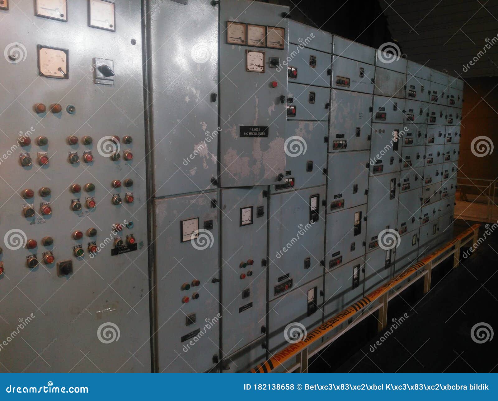 Old electrical panels stock photo. Image of citrus, panels - 182138658