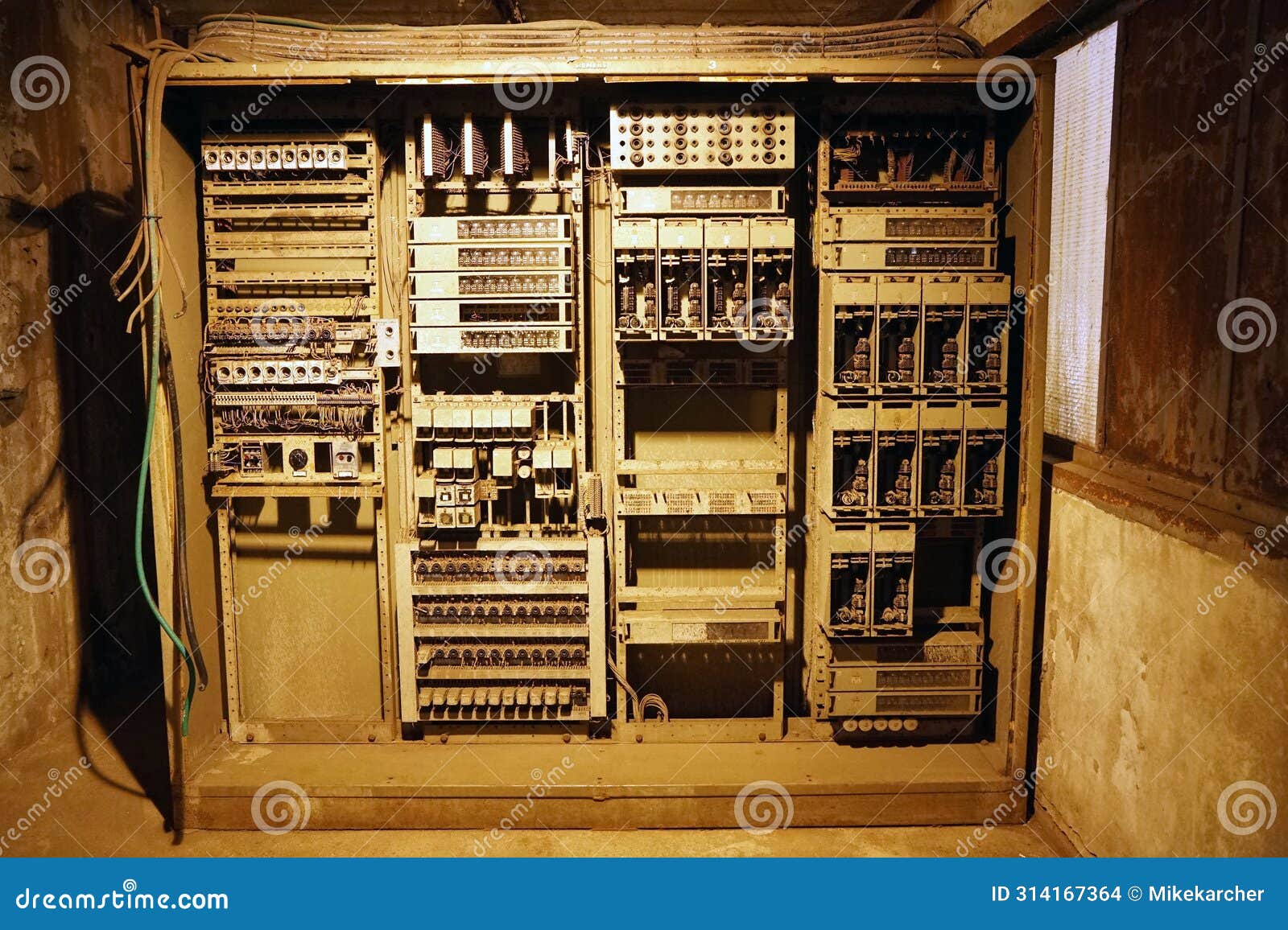 Old electrical switchboard editorial stock image. Image of electricity ...