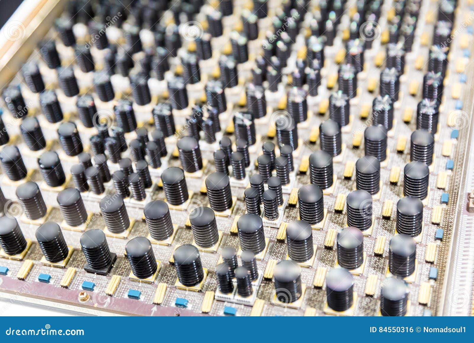 Old electronic components stock photo. Image of chip - 84550316