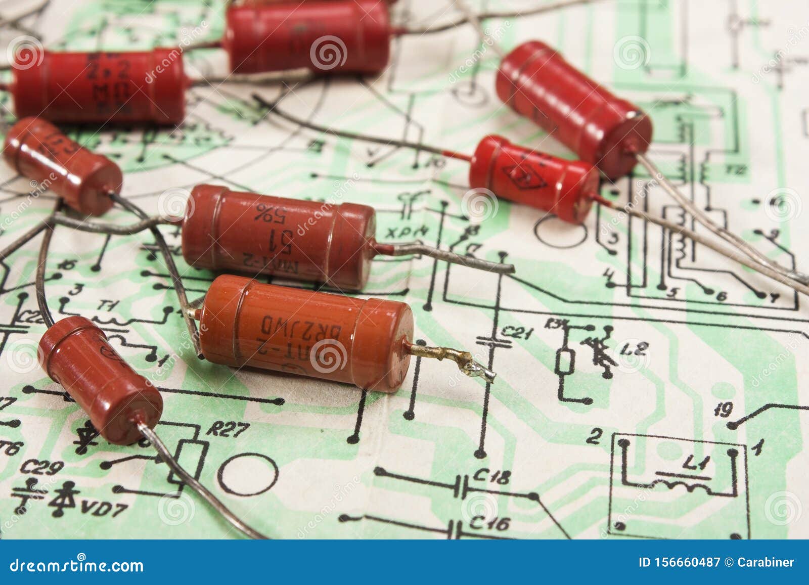 Old electronic components stock image. Image of chip - 156660487