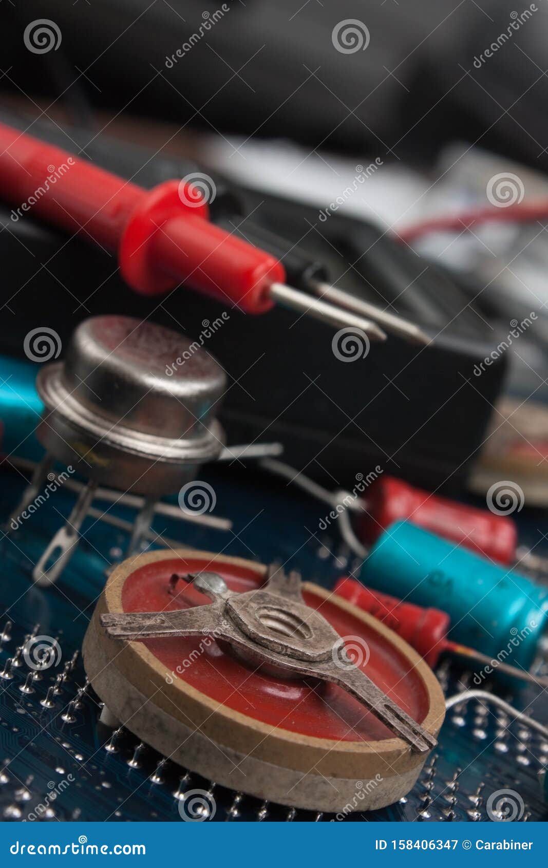 Old electronic components stock image. Image of designer - 158406347