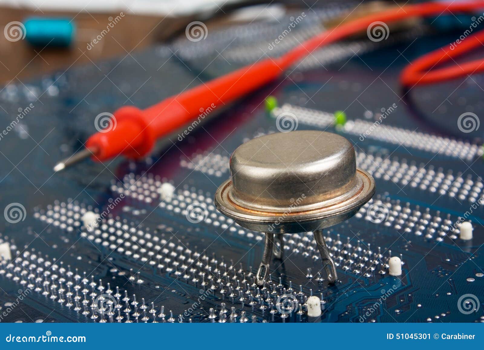 Old electronic components stock image. Image of circuit - 51045301