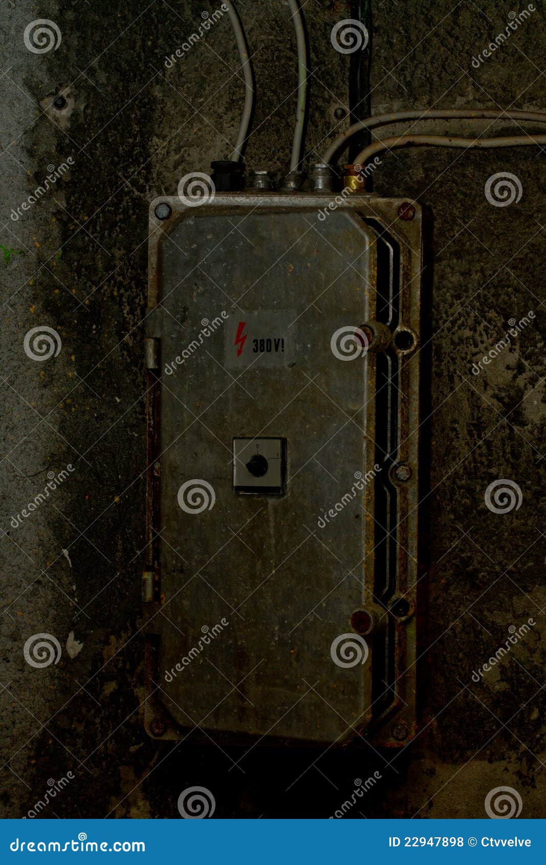 Old Electronic Control Panel Stock Photo - Image of connection ...