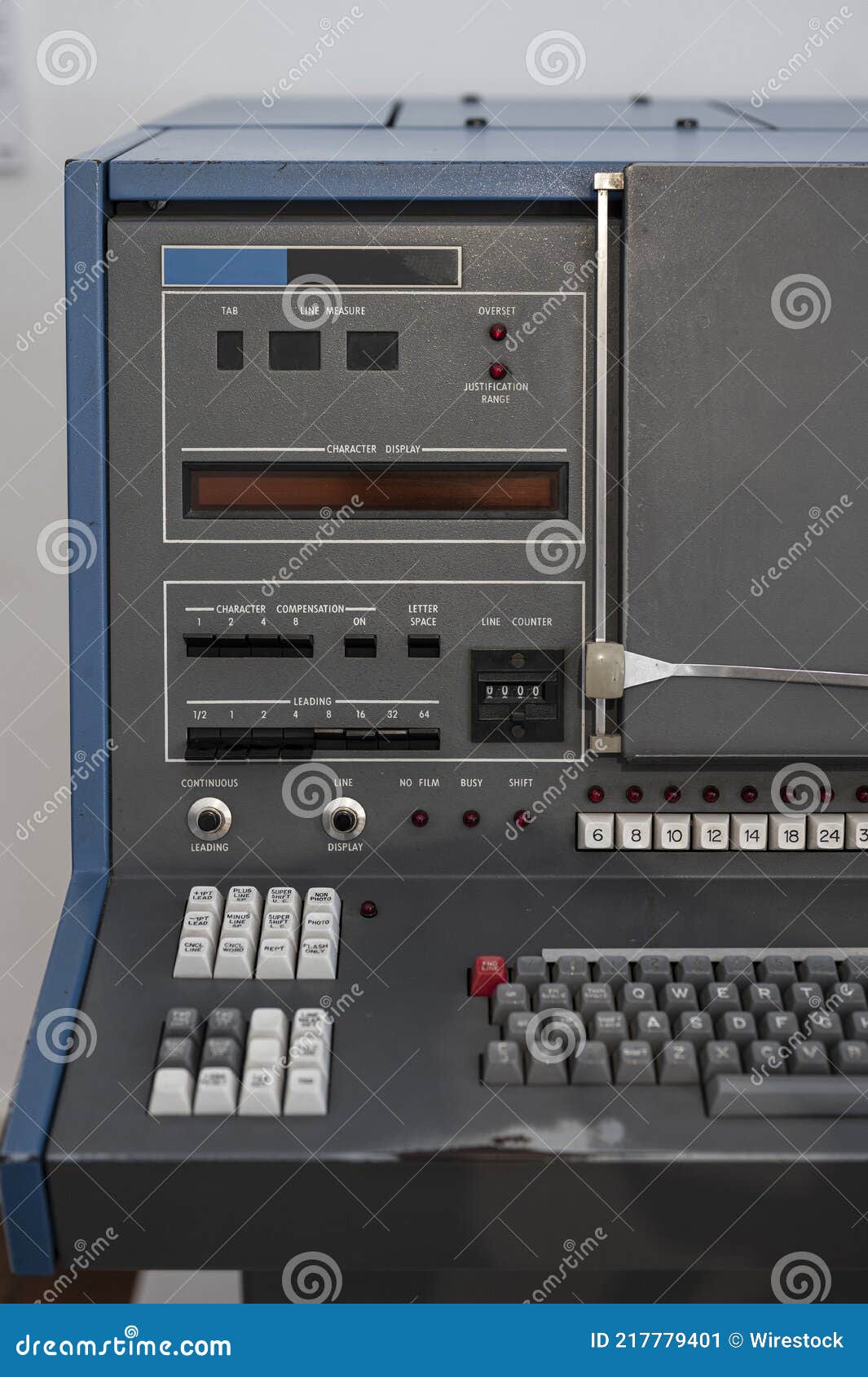 Electronic Machine of a Printing Press, it is a Printing Machine Stock ...