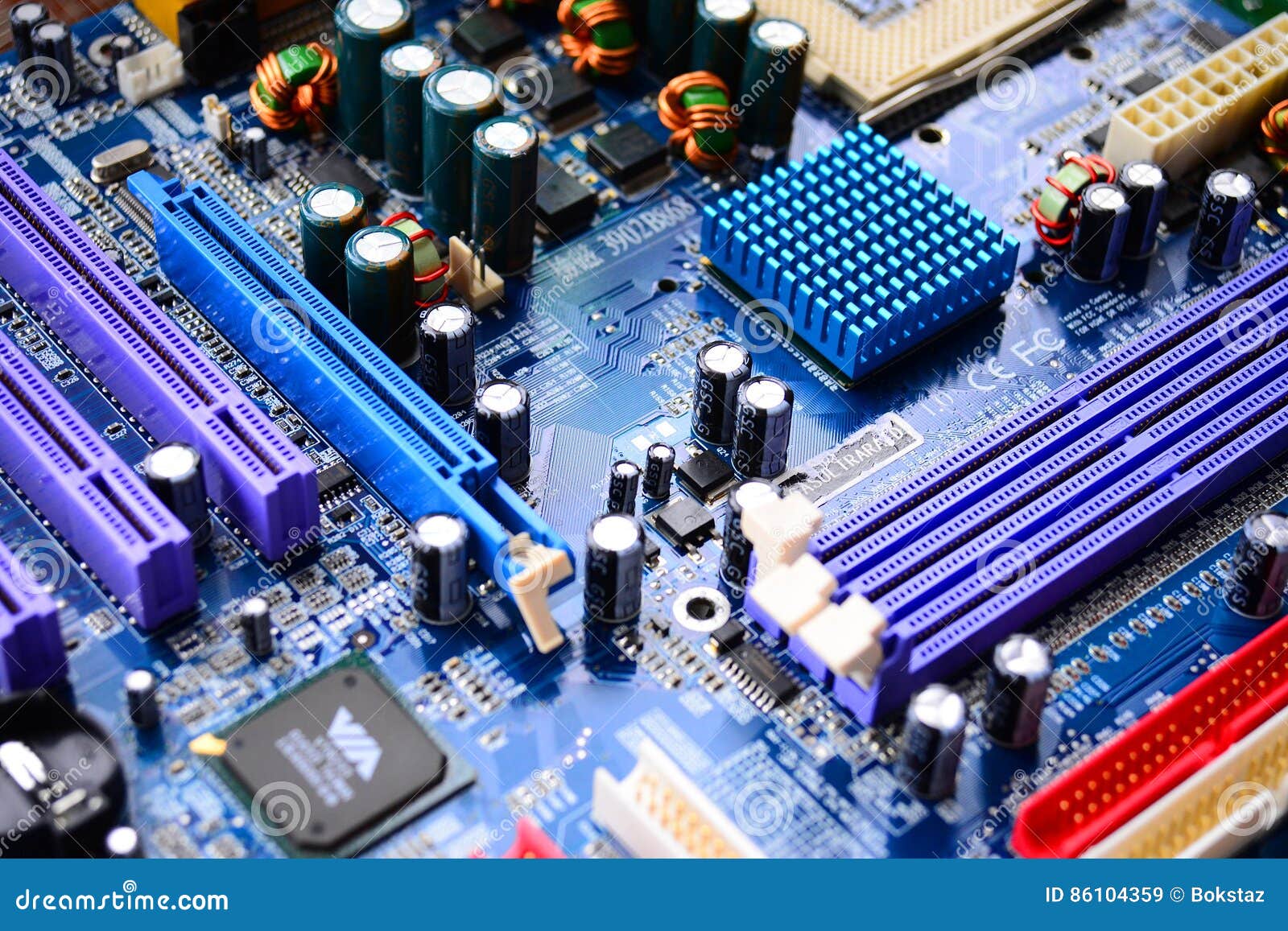 Old Electronics Mainboard in Private Collection Editorial Stock Image ...