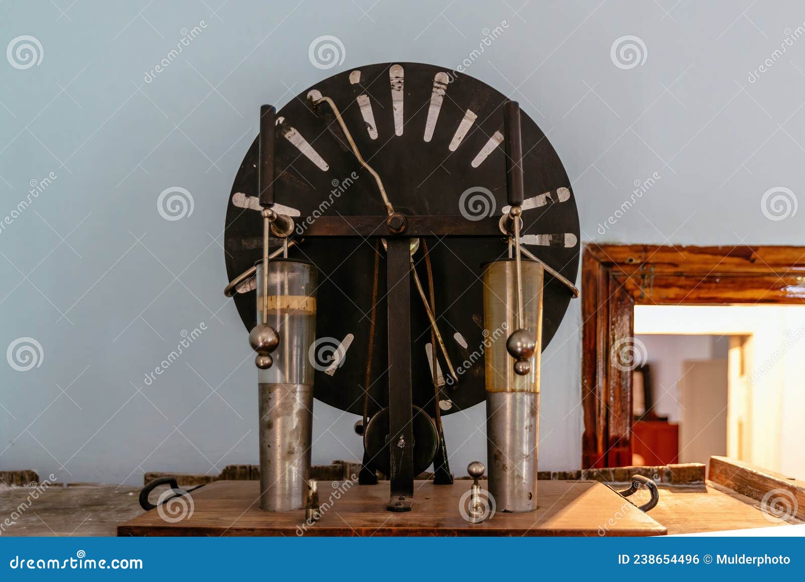 Old Electrostatic Machine, Wimshurst Generator in Abandoned School ...