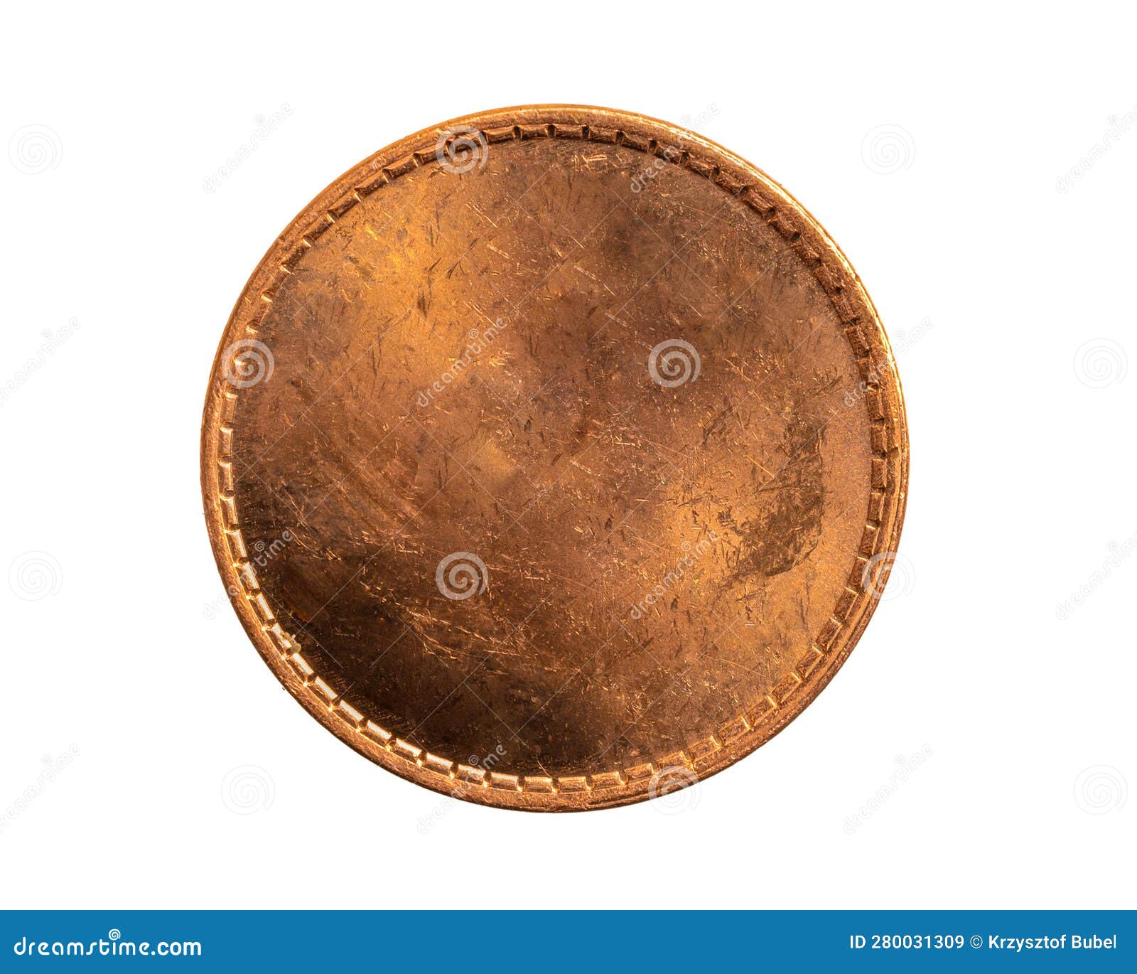 Blank Copper Coin