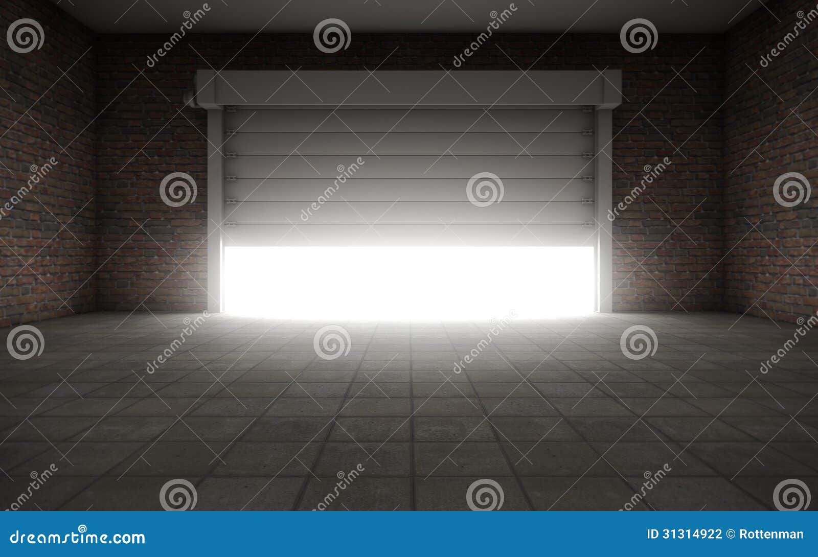 Empty Garage Stock Photo | CartoonDealer.com #22362948