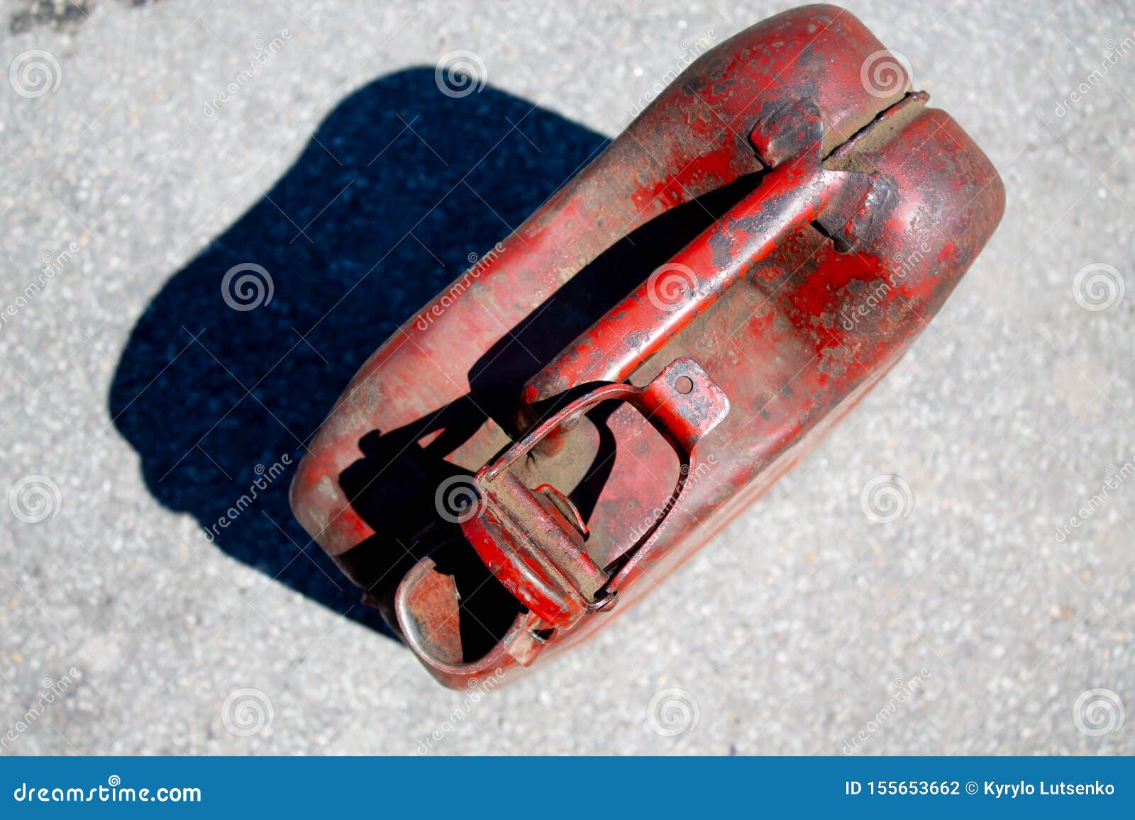 Old Empty Gasoline Canister Stock Photo - Image of aged, container ...