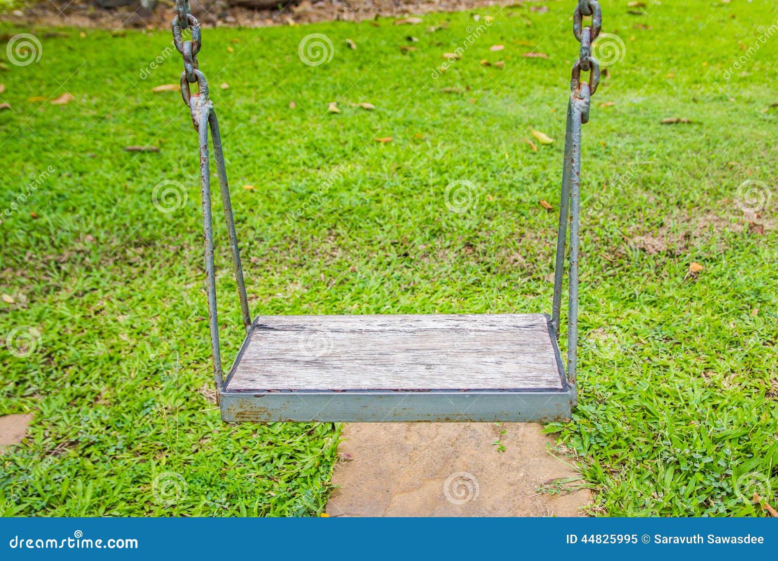 Old empty swing stock image. Image of childhood, happy - 44825995