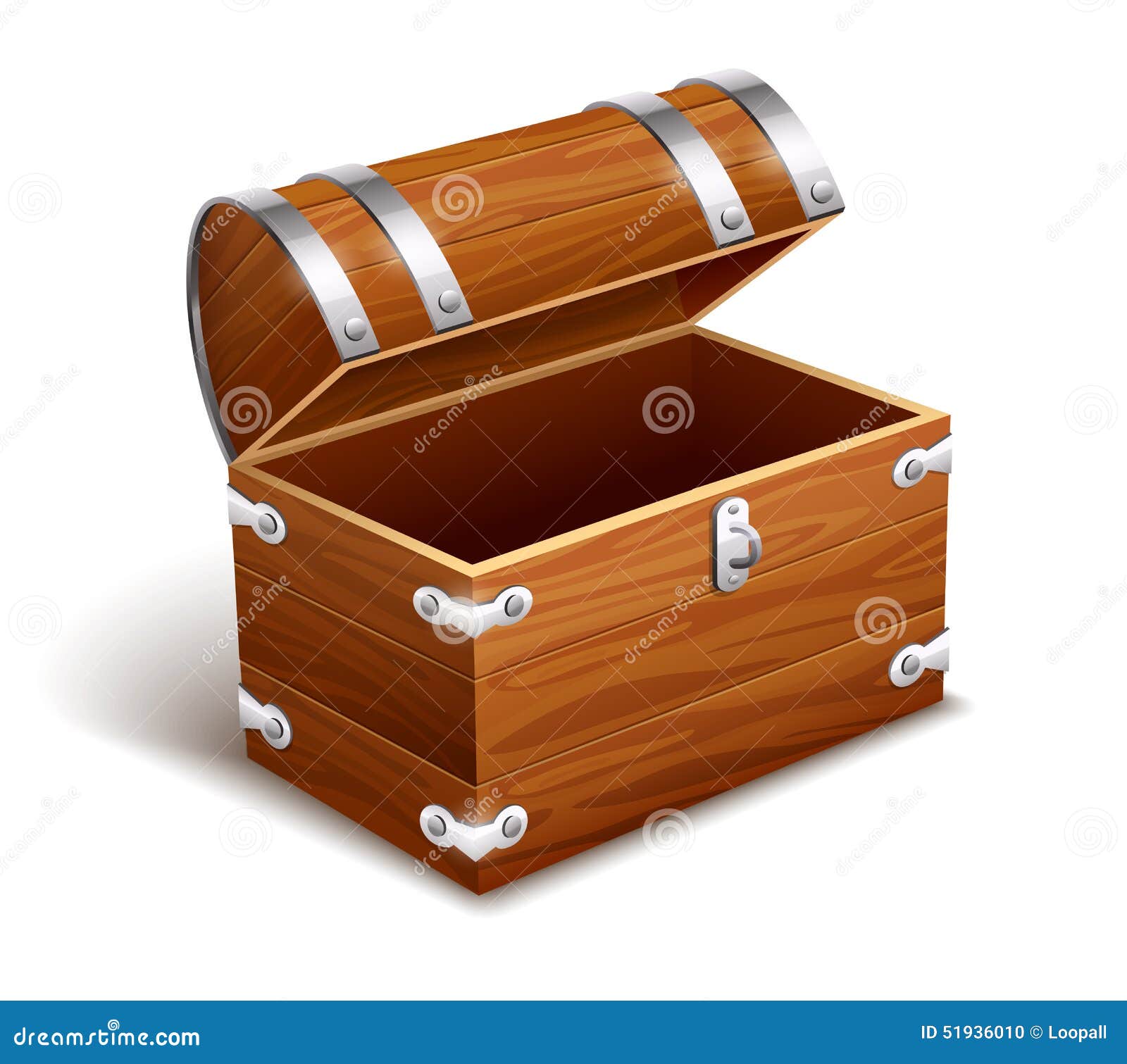 Empty Treasure Chest Clip Art