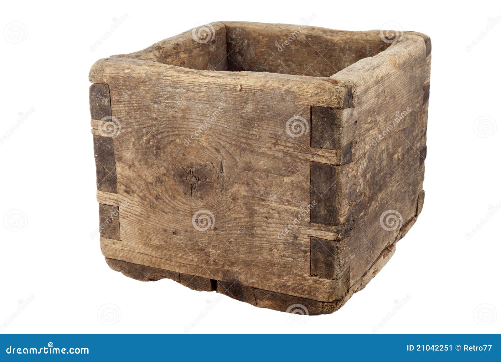 Old empty wooden box stock image. Image of container - 21042251