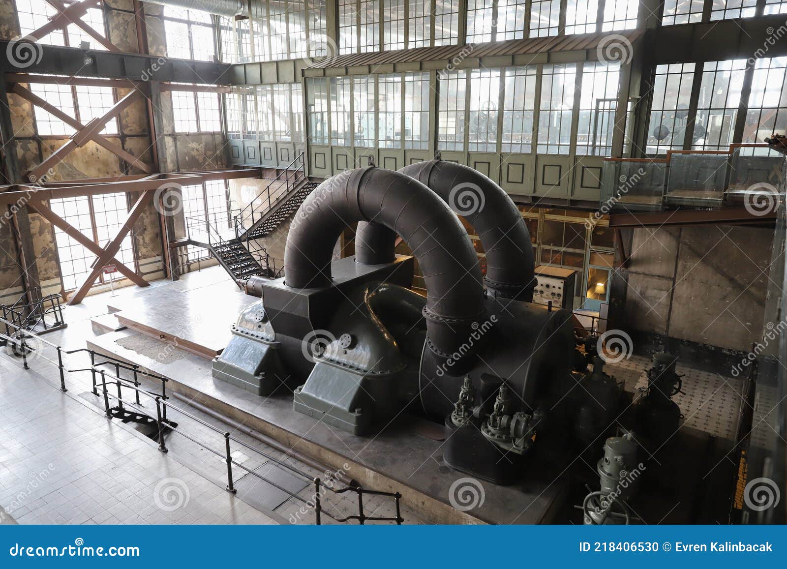 Engine of an Old Power Plant Editorial Image - Image of abandoned, rust ...