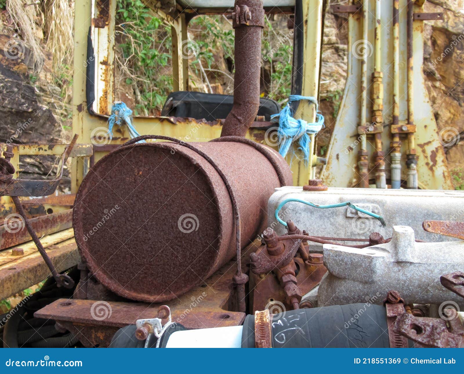 Old engine stock image. Image of corrosive, macro, metal - 218551369