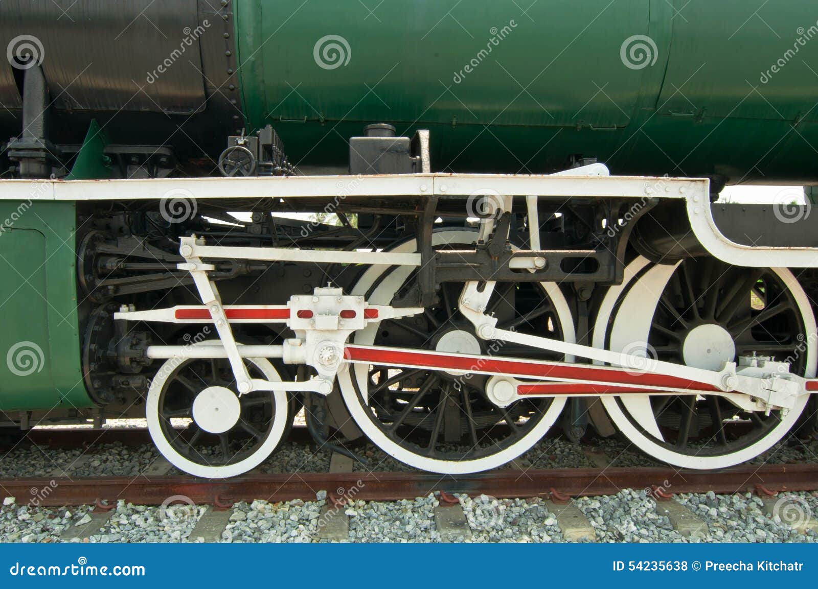 Old engine of train stock photo. Image of metal, power - 54235638