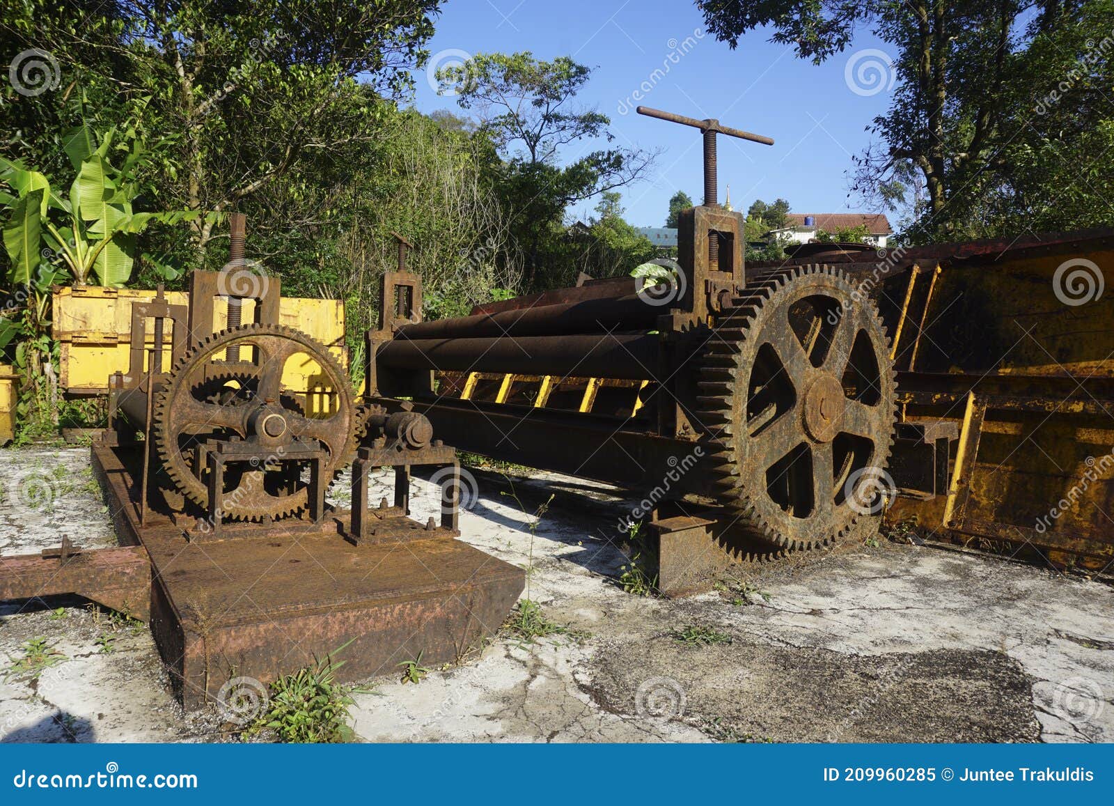 Old Engine Wrecks Stock Photo | CartoonDealer.com #209960388