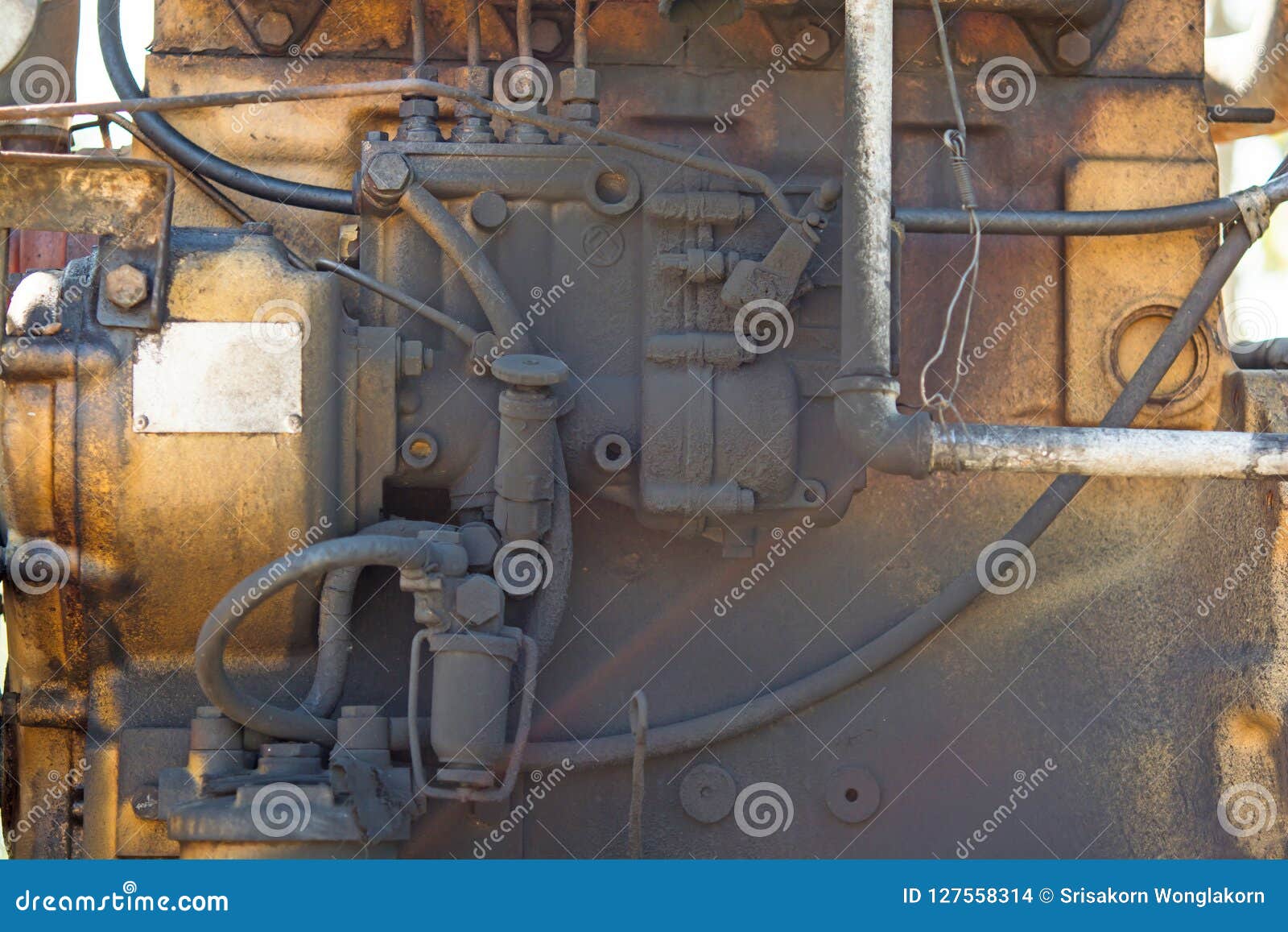 Old and rusted engines stock photo. Image of rusted - 127558314