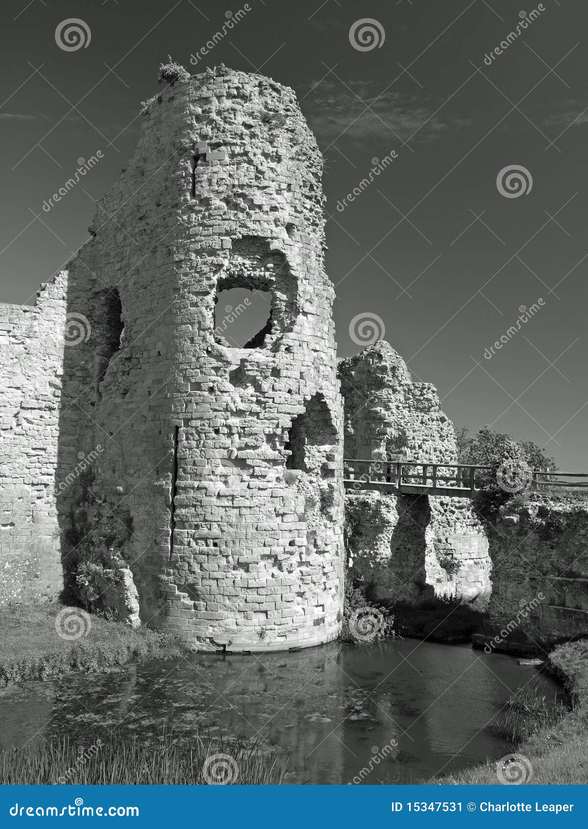 Old English Castle Tower stock image. Image of england - 15347531