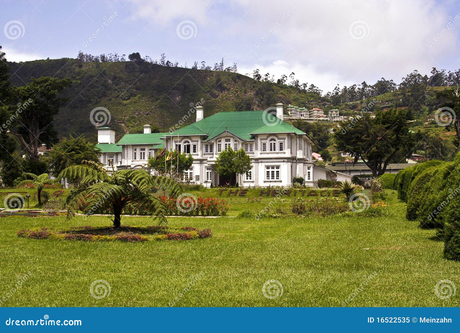 Old English Colonial Style Hotel Stock Image - Image of guests ...