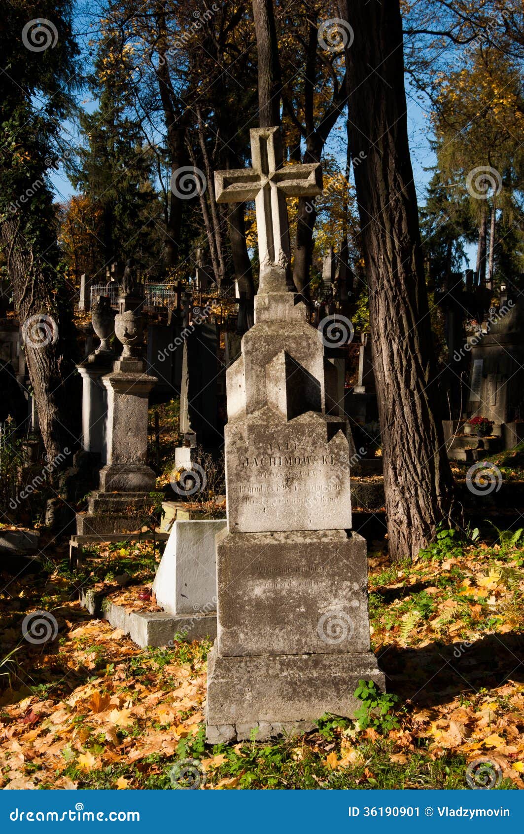 An Old Entombment on a Cemetery Stock Image - Image of memorial, tomb ...