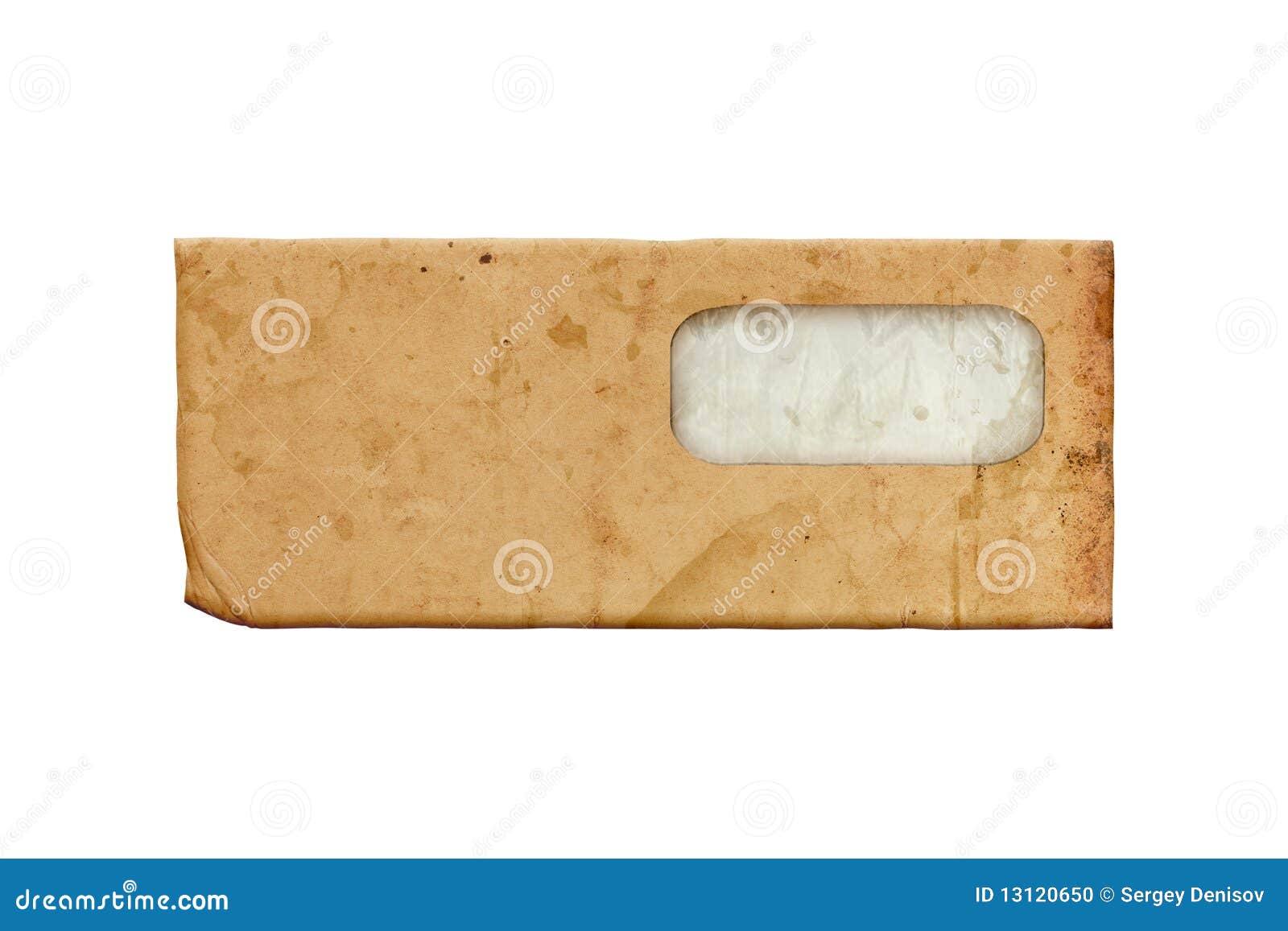 Old envelope stock photo. Image of paper, isolated, empty - 13120650