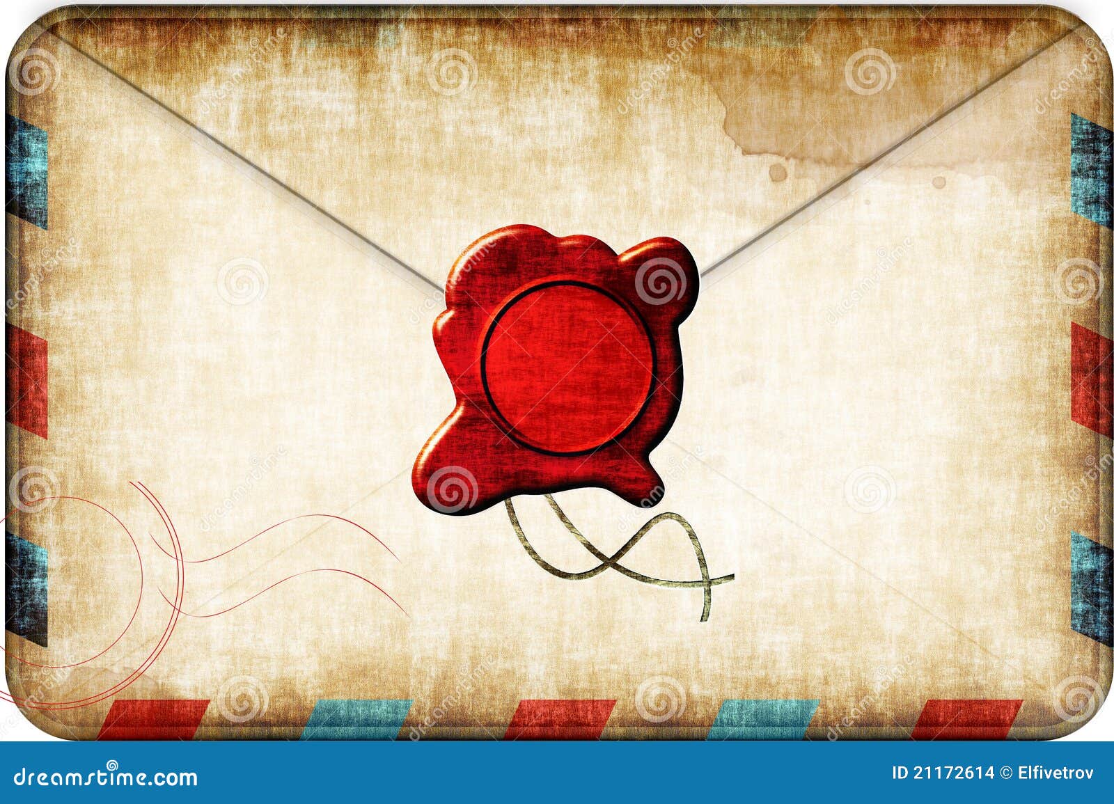 Old envelope stock illustration. Illustration of postage - 21172614