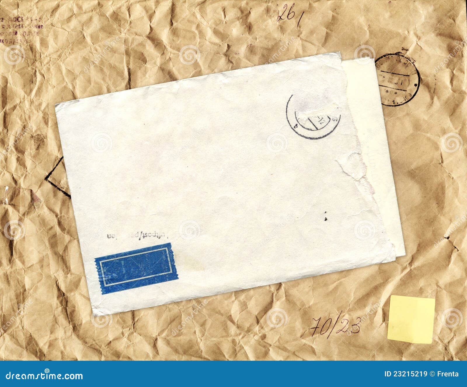 Old envelope stock image. Image of rust, information - 23215219