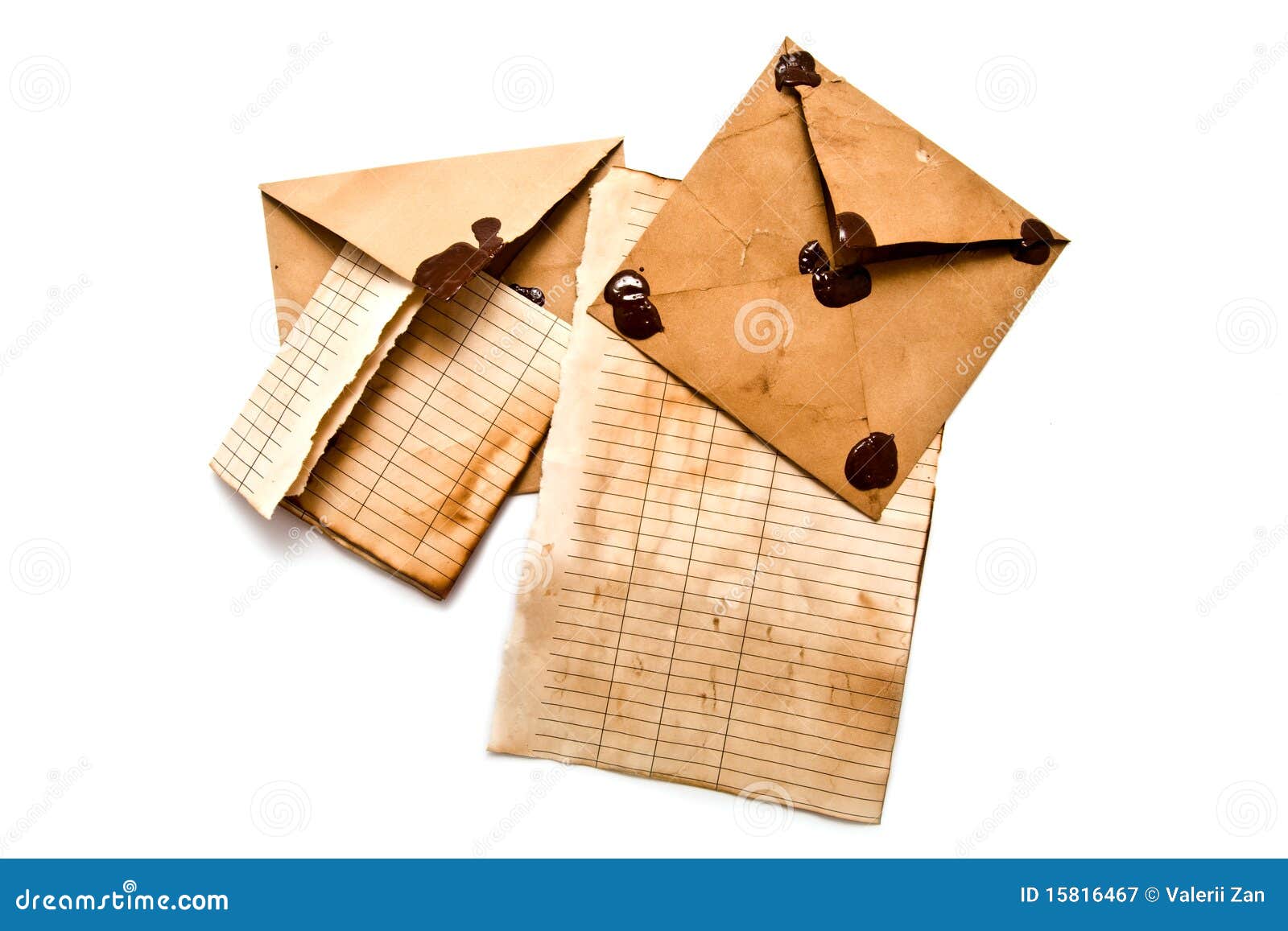 Old envelopes and paper stock image. Image of empty, document - 15816467