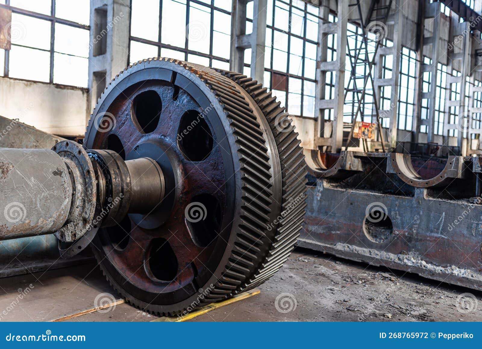 Old Equipment, Machines, Tools in an Abandoned Mechanical Factory Stock ...