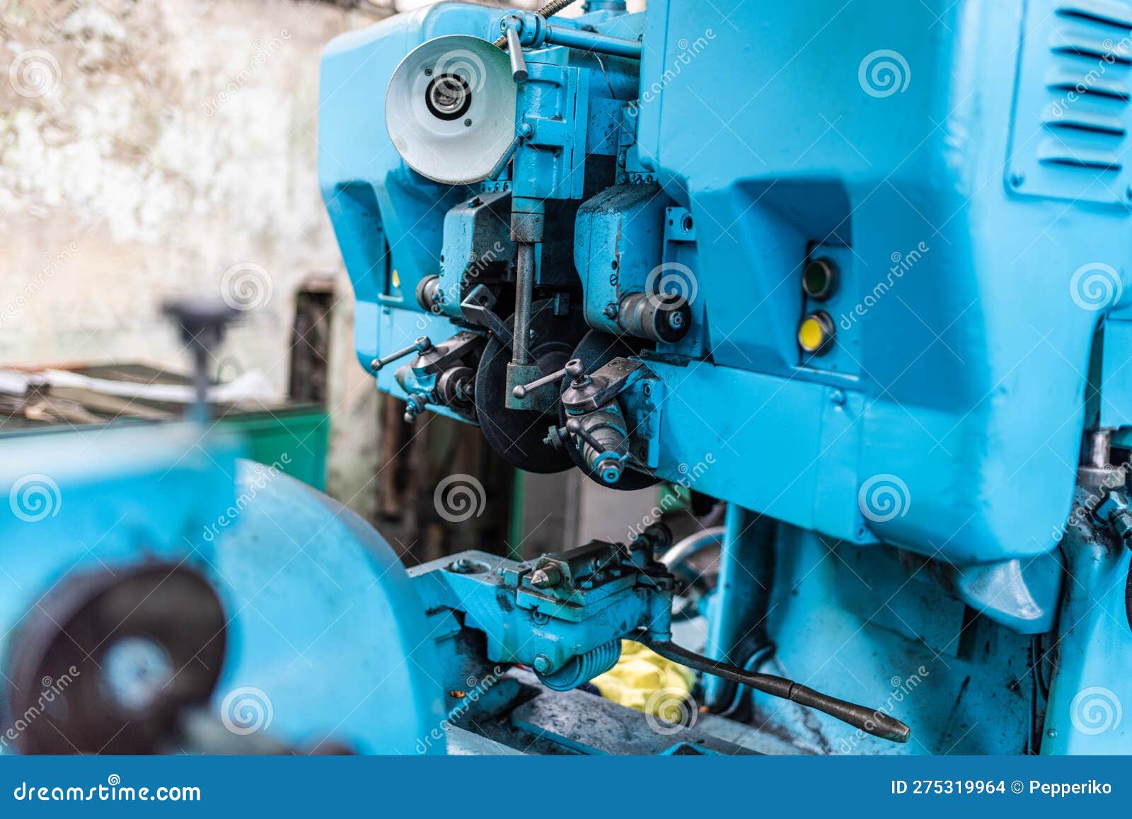 Old Equipment, Tools in a Rustic Style in an Abandoned Mechanical ...