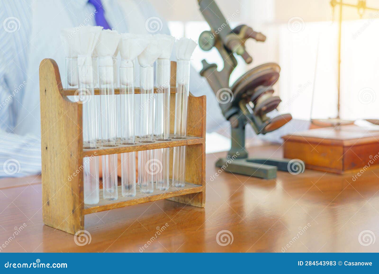 Old Equipment and Science Experiments in Laboratory Stock Image - Image ...