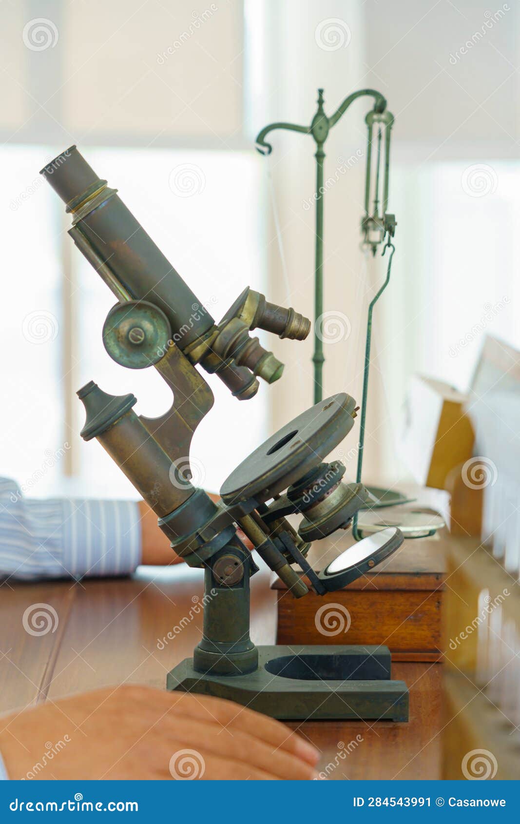 Old Equipment and Science Experiments in Laboratory Stock Image - Image ...