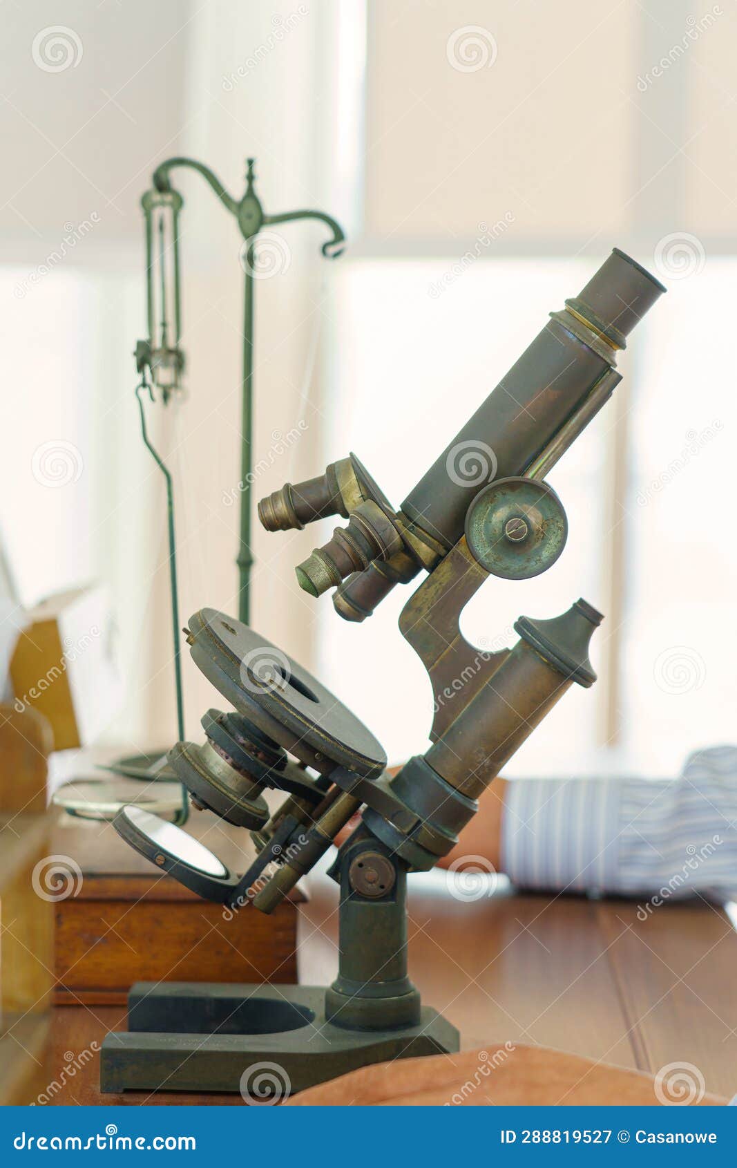 Old Equipment and Science Experiments in Laboratory Stock Image - Image ...