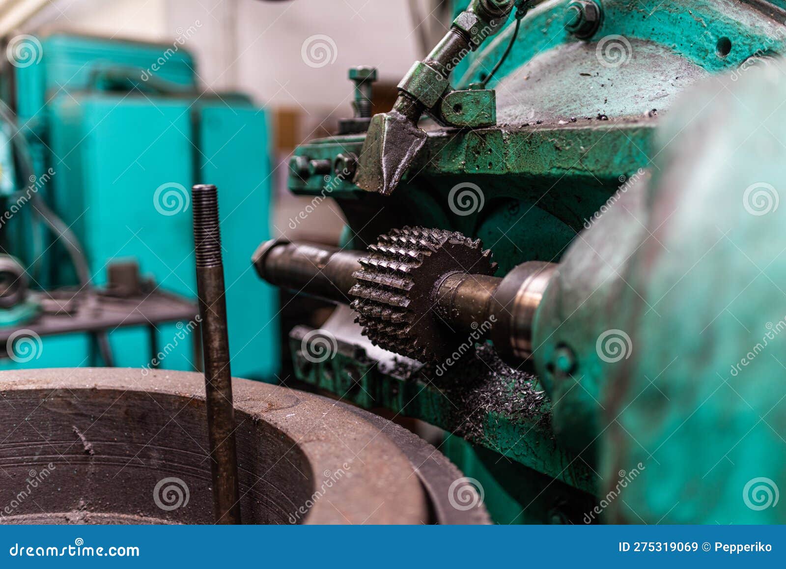 Old Equipment, Tools in a Rustic Style in an Abandoned Mechanical ...
