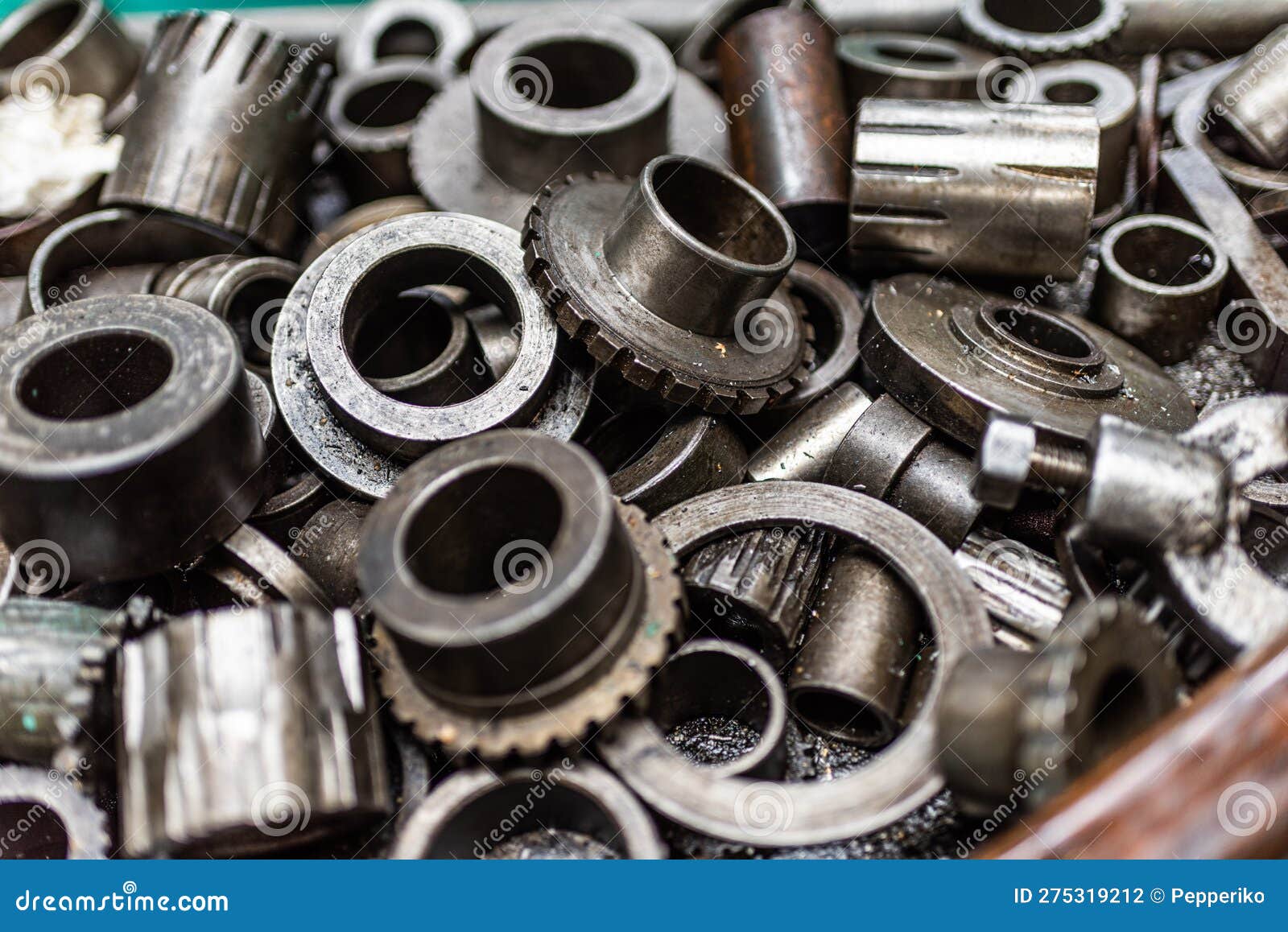 Old Equipment, Tools in a Rustic Style in an Abandoned Mechanical ...