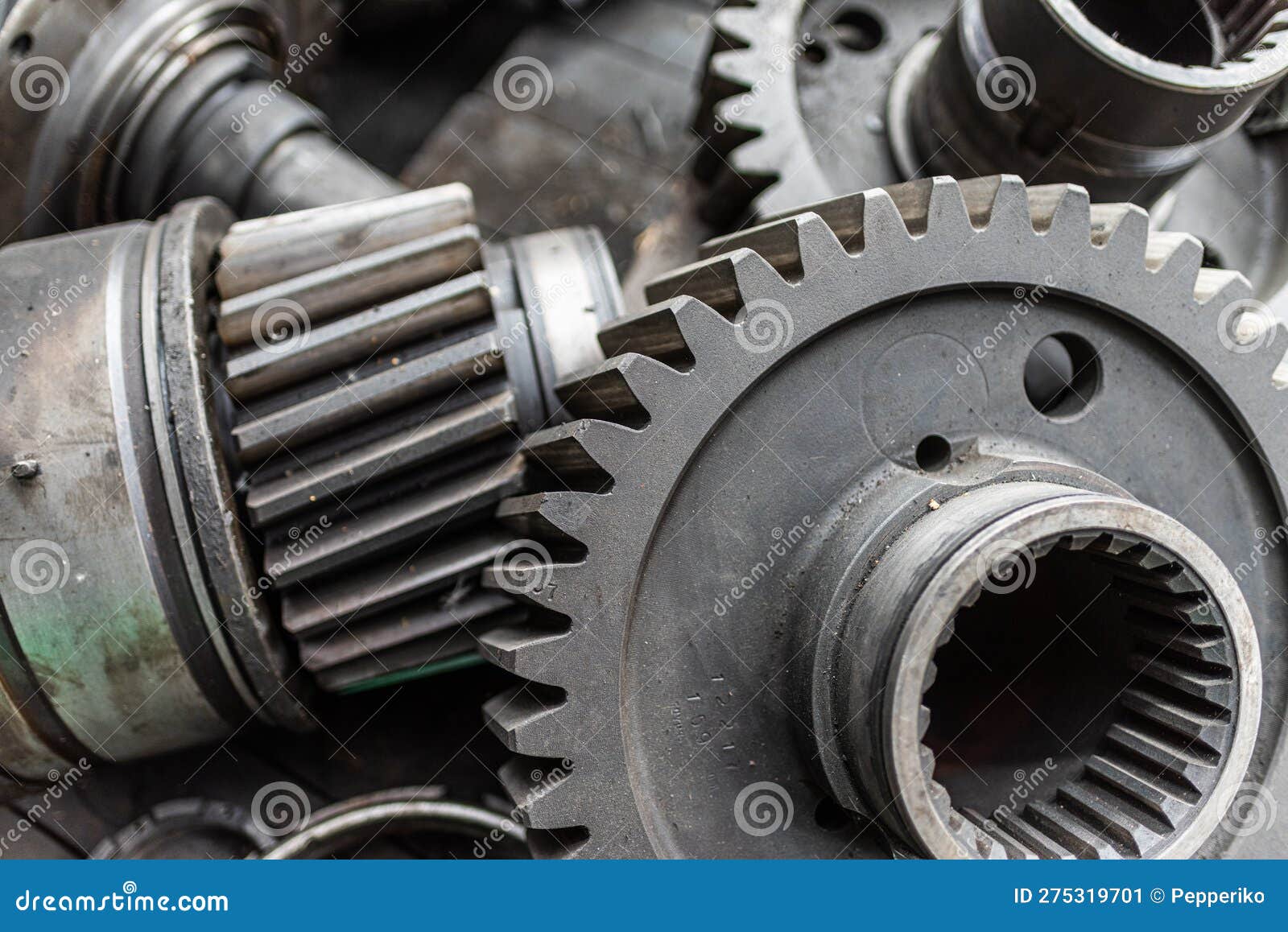 Old Equipment, Tools in a Rustic Style in an Abandoned Mechanical ...