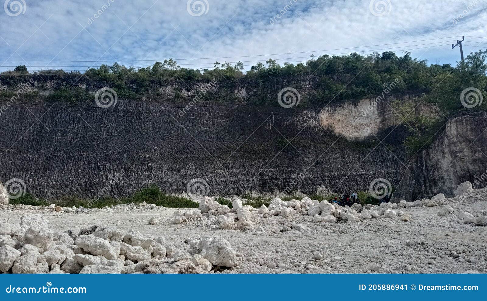 Old Erosion on the Limestone Mountain. Stock Image - Image of mountain ...