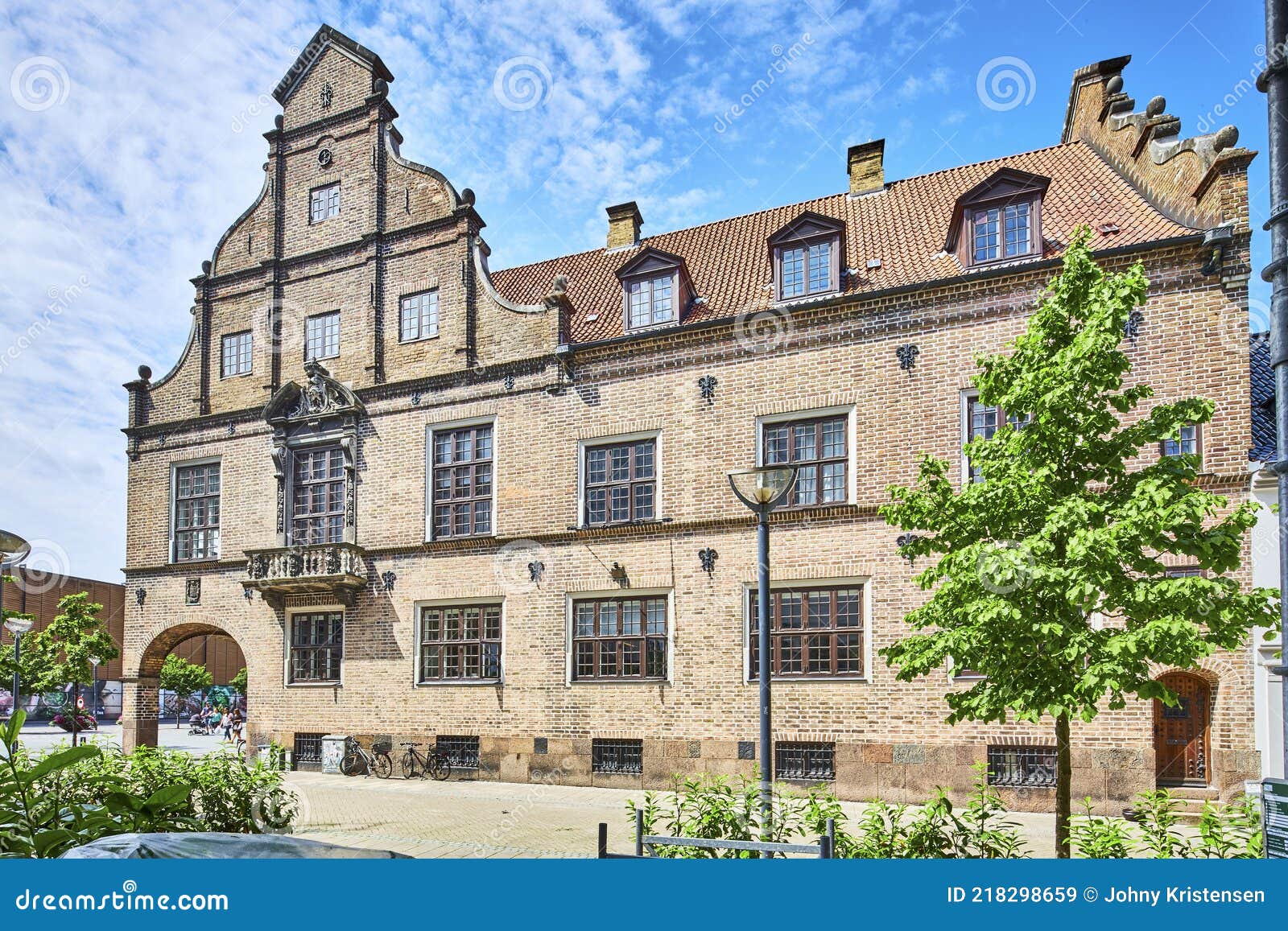 A Old European Traditional Building in Denmark Stock Image - Image of ...