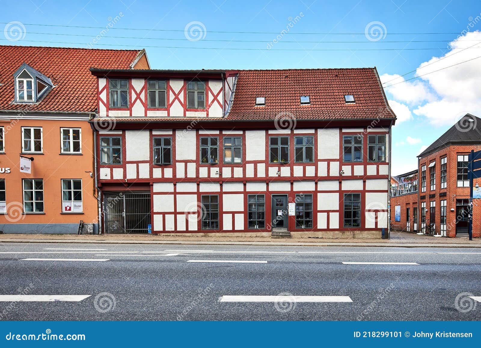 A Old European Traditional Building in Denmark Editorial Photo - Image ...