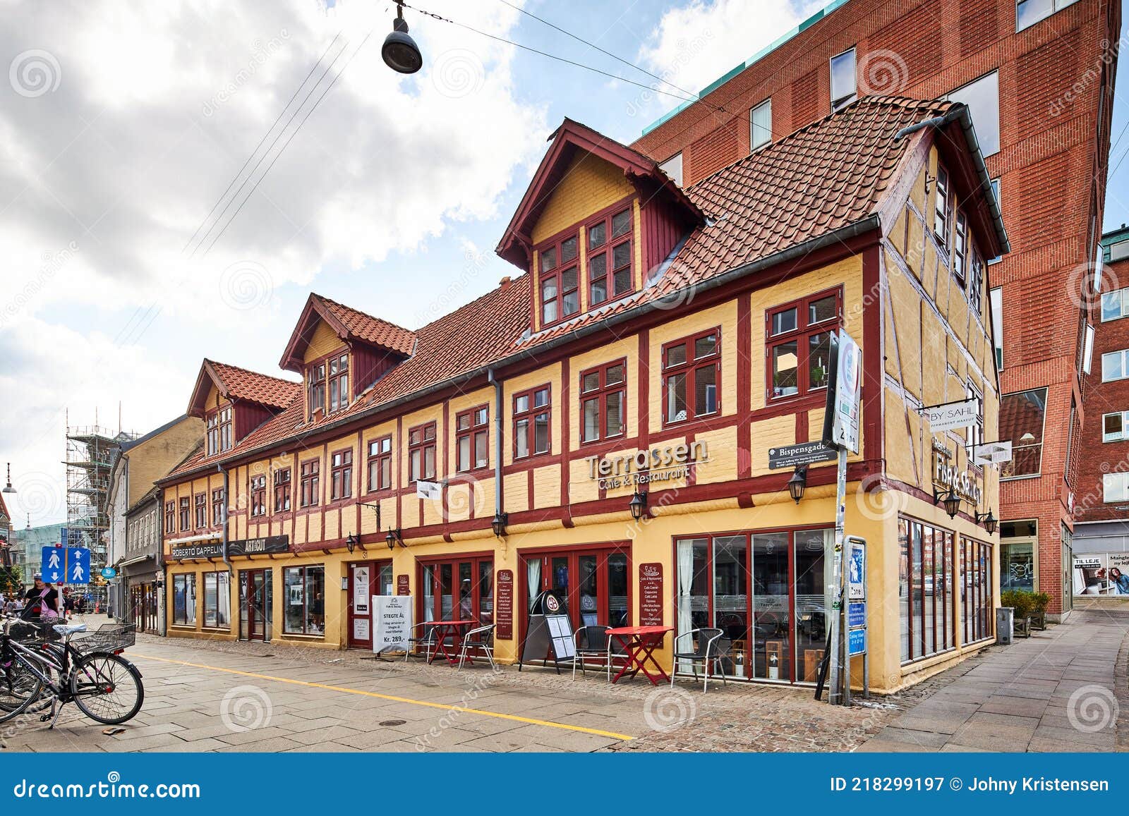 A Old European Traditional Building in Denmark Editorial Photography ...